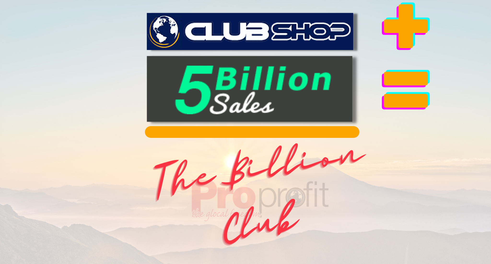 Clubshop Members Billion Club Activation - Clubshop fe-Commerce